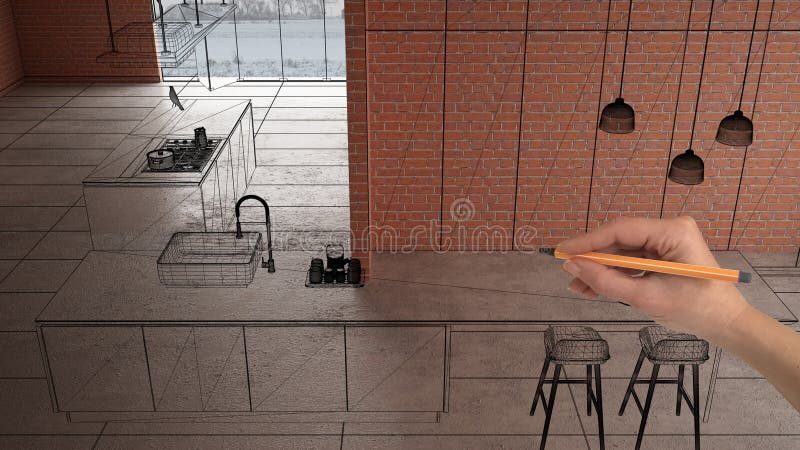 Home Renovation, House Development Concept Background, Interior Design ...