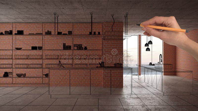 Home Renovation, House Development Concept Background, Interior Design ...