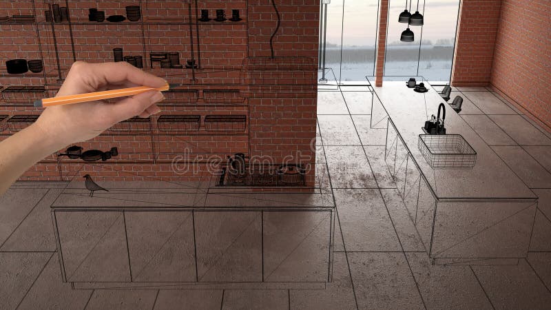 Home Renovation, House Development Concept Background, Interior Design ...