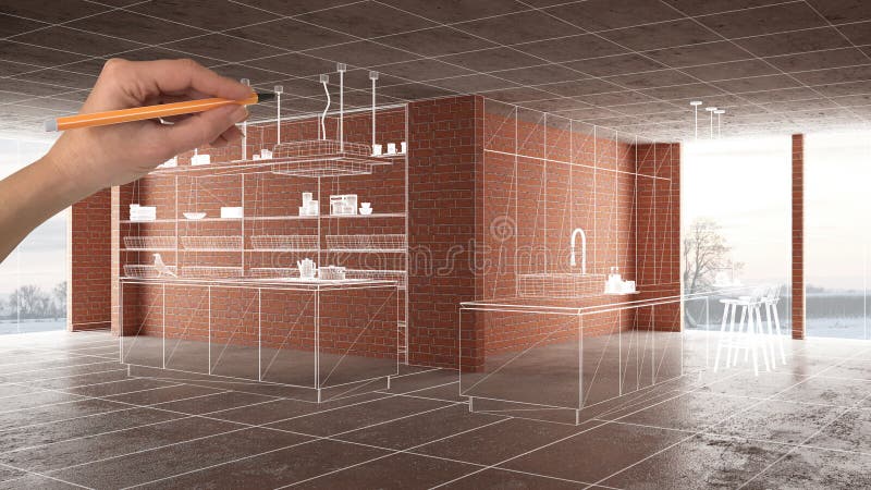 Home Renovation, House Development Concept Background, Interior Design ...