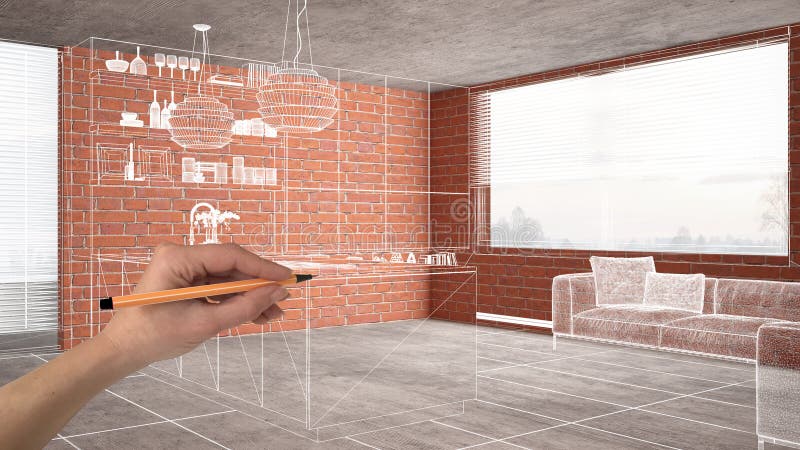 Home Renovation, House Development Concept Background, Interior Design ...