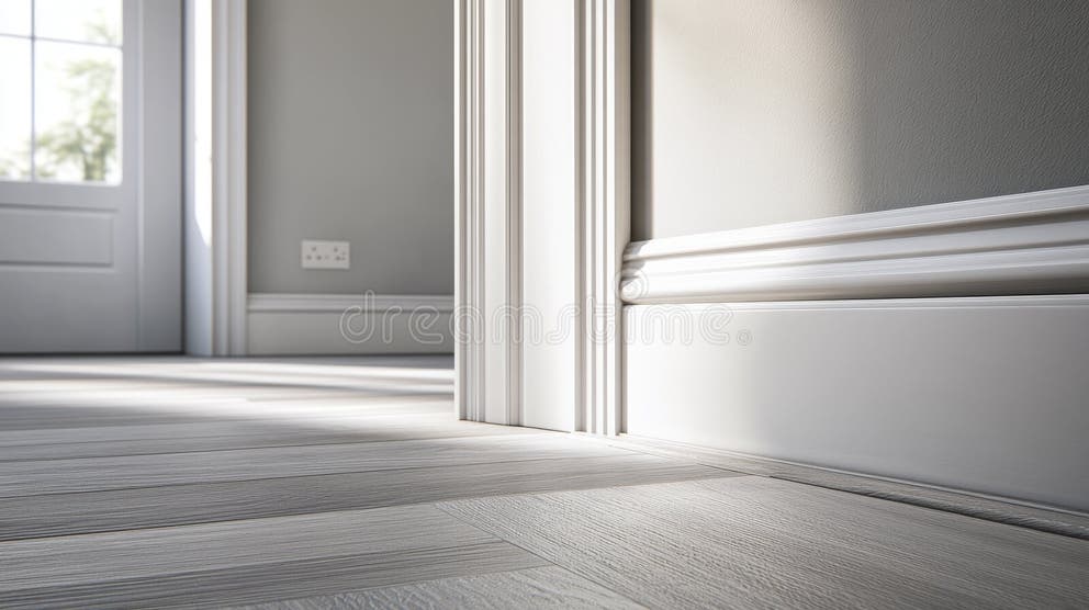 A Home Renovation Project Involves a Worker Installing Interlocking ...