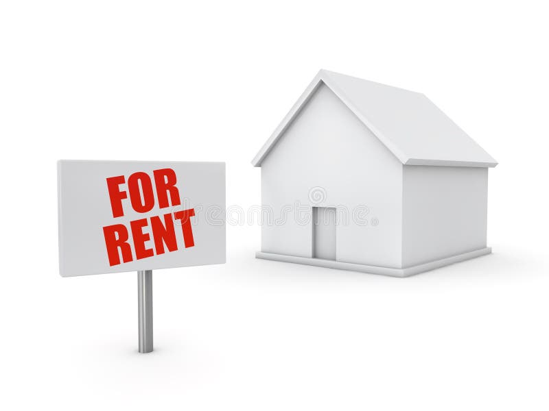 House for Rent signpost stock photo. Image of property - 5018762
