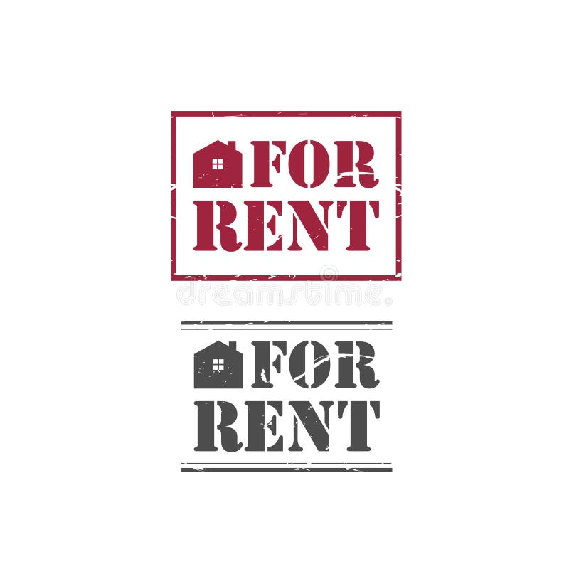 Home for Rent Rubber Stamp Vector Image Stock Illustration ...