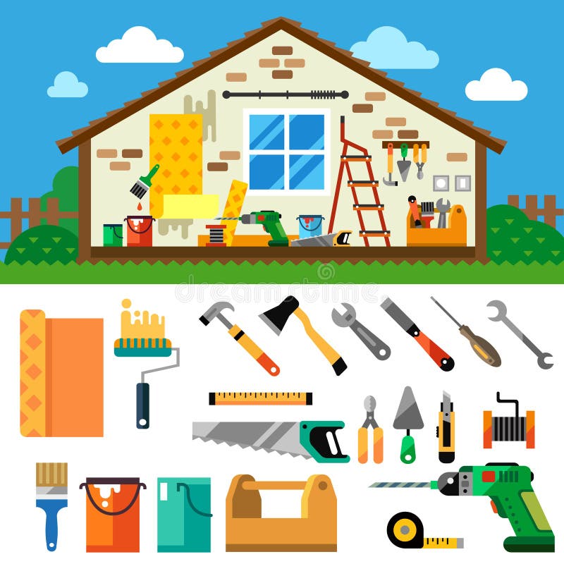 Home Maintenance Help Clipart