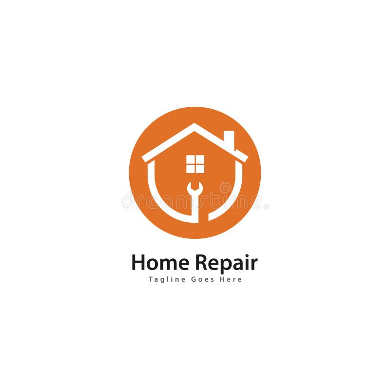 Home Repair Logo Template Vector Icon Design Stock Vector ...