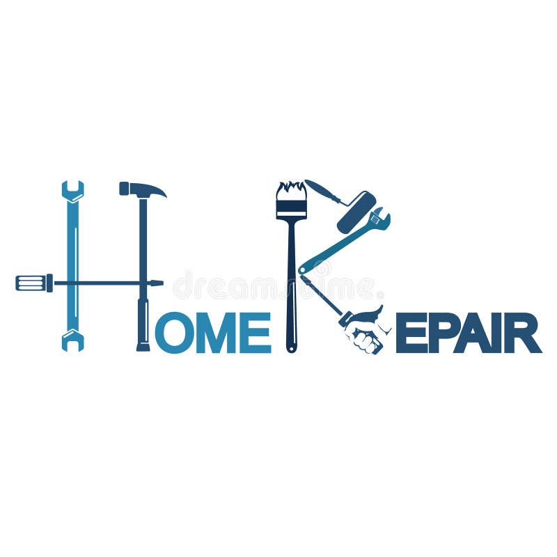 Home Repair Symbol stock vector. Illustration of tool - 92742489