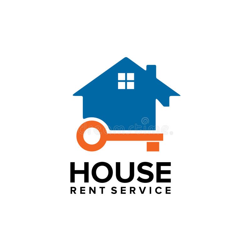 Home Resort Villa Rental Logo Design Stock Vector - Illustration of ...