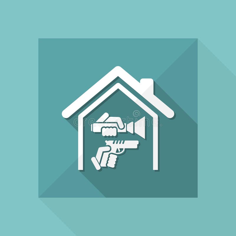 Home robbery stock vector. Illustration of criminal - 119145304