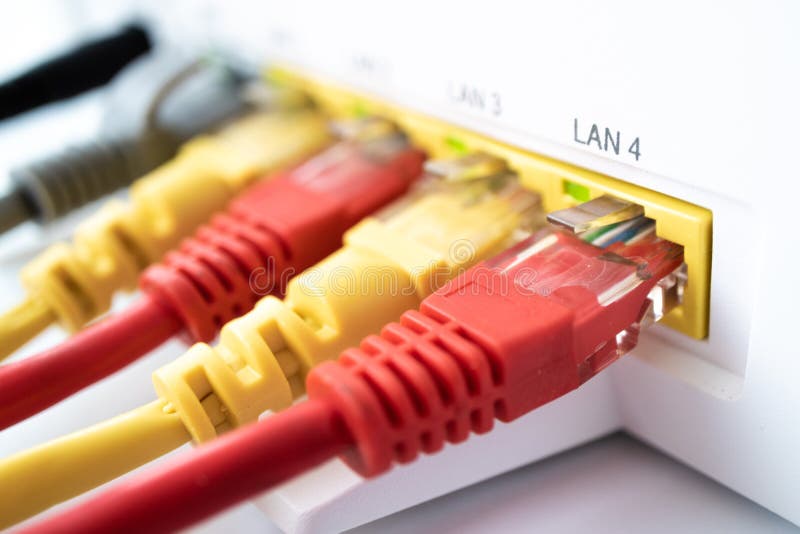 Cable Interface with the Ports of the Broadband Switch, the Front of ...