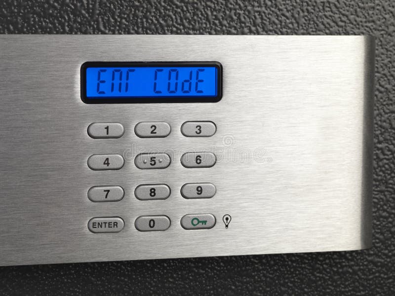 Safe keypad stock image. Image of push, numerical, electric - 9292105