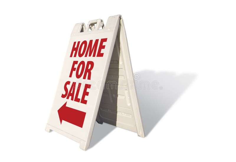 Home for Sale Tent Sign stock photo. Image of selling - 5569242