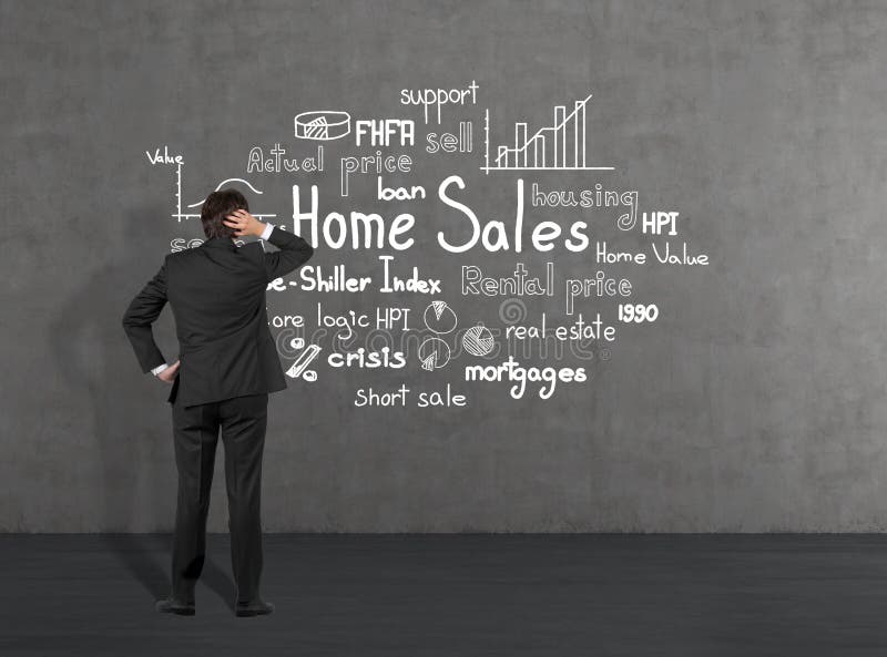 Home sales stock image. Image of real, research, board - 48605377