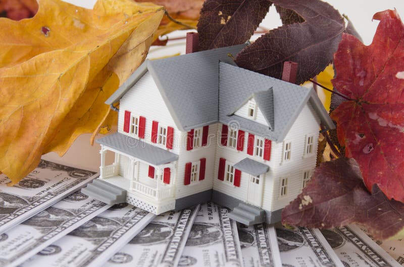 Home Savings in the Fall stock photo. Image of chrome - 91468350