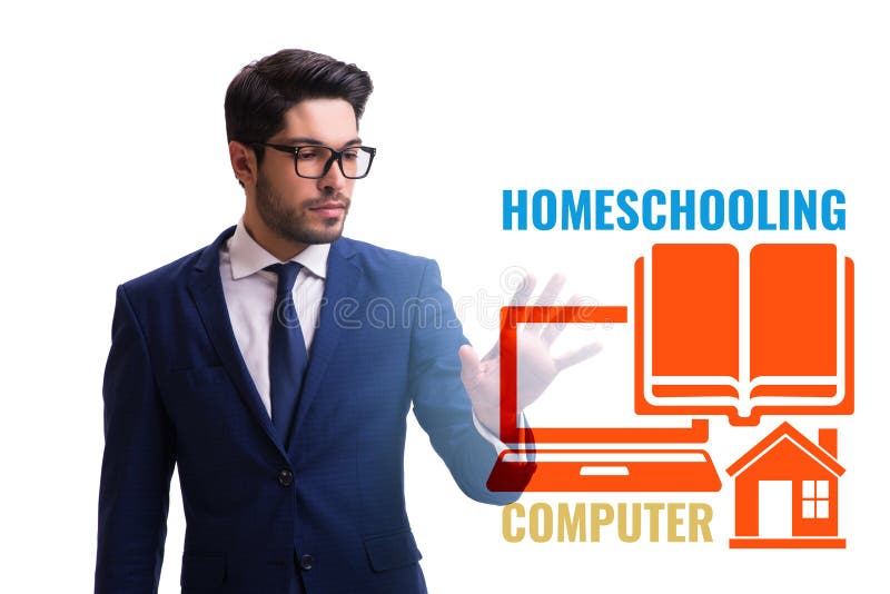 Home Schooling Concept As Modern Education Method Stock Image - Image ...