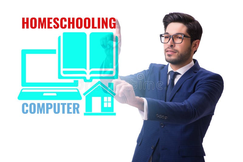 Home Schooling Concept As Modern Education Method Stock Image - Image ...