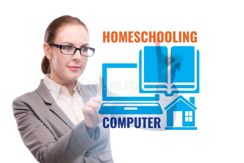 Home Schooling Concept As Modern Education Method Stock Photo - Image ...