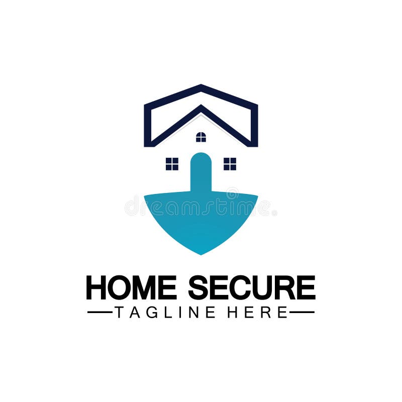 Home Secure Logo, Smart House Logo Design,Home Protection Logo Design ...
