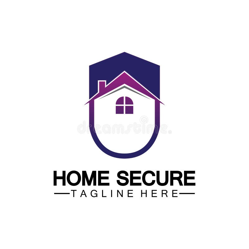 Home Secure Logo, Smart House Logo Design,Home Protection Logo Design ...