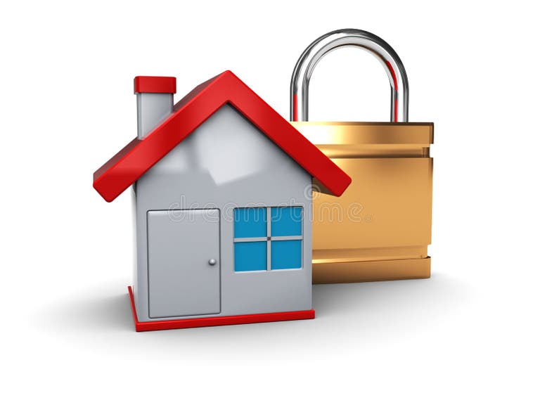 Home security stock illustration. Illustration of protect - 13239963