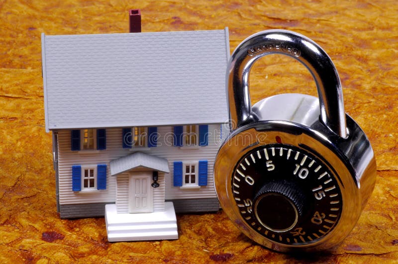 Home security stock image. Image of estate, intruder, home - 9119199