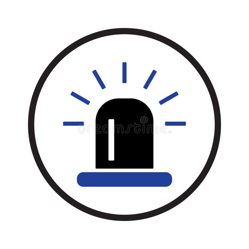 Home security alarm icon stock vector. Illustration of fire - 262293594