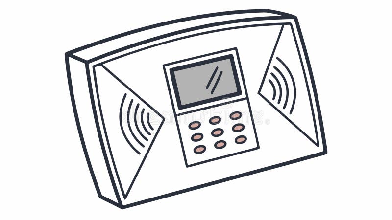 Home Security Alarm Panel, Smart System Control, Vector Design ...