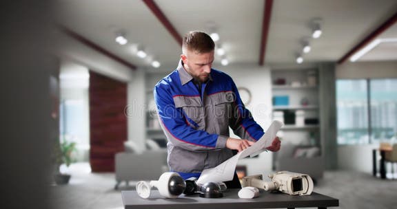 Home Security CCTV Camera Plan Project Stock Image - Image of cctv ...