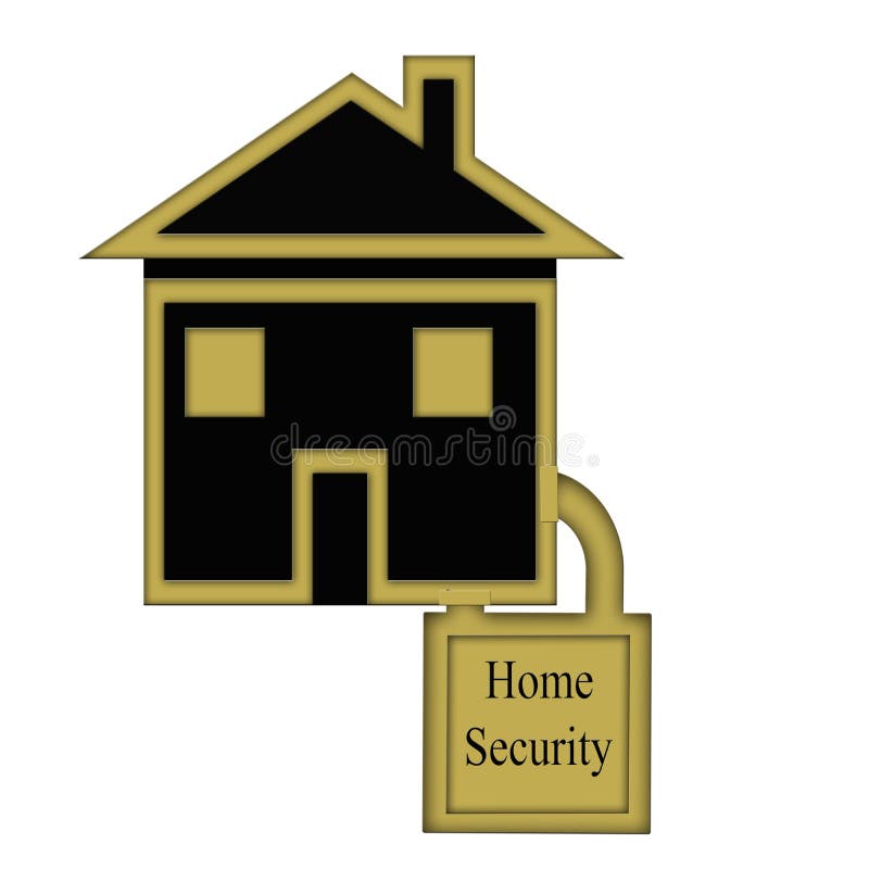 Home security stock photo. Image of lock, model, unsecure - 9119246