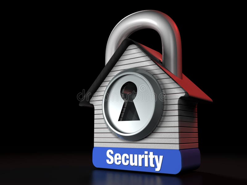 House Lock stock illustration. Illustration of conceptual - 18633372