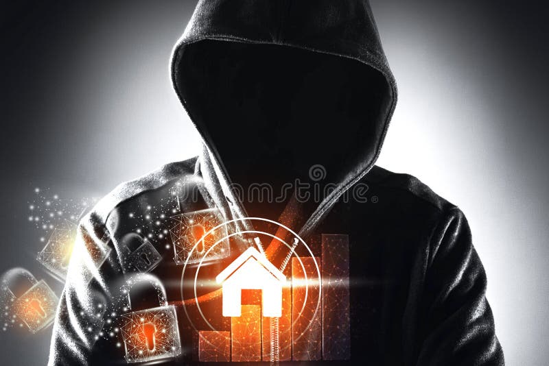 Home Security Concept. Property Insurance Stock Photo - Image of ...