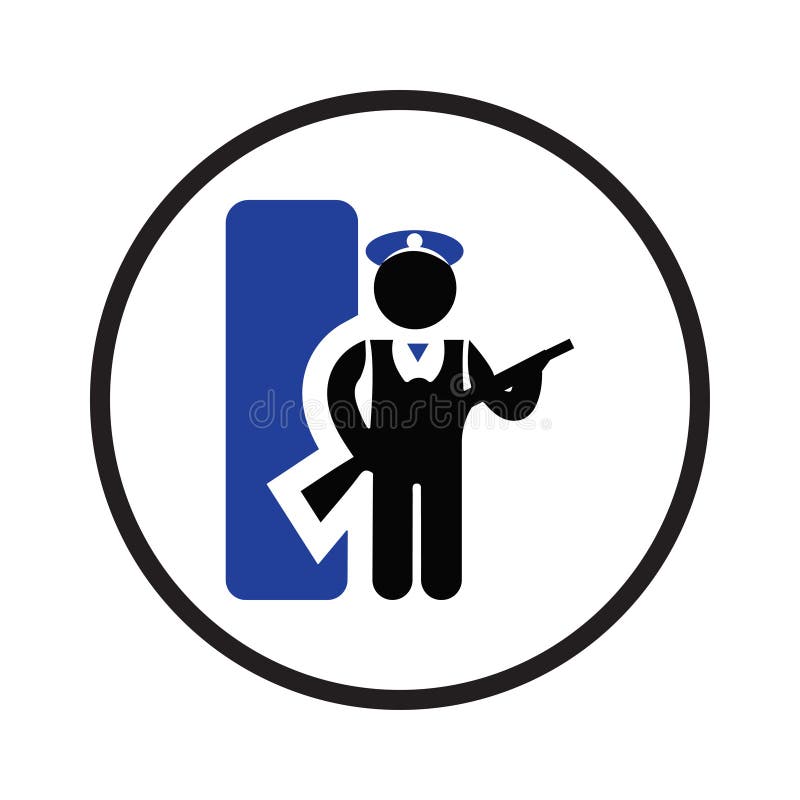 Home security guard icon stock vector. Illustration of isometric ...