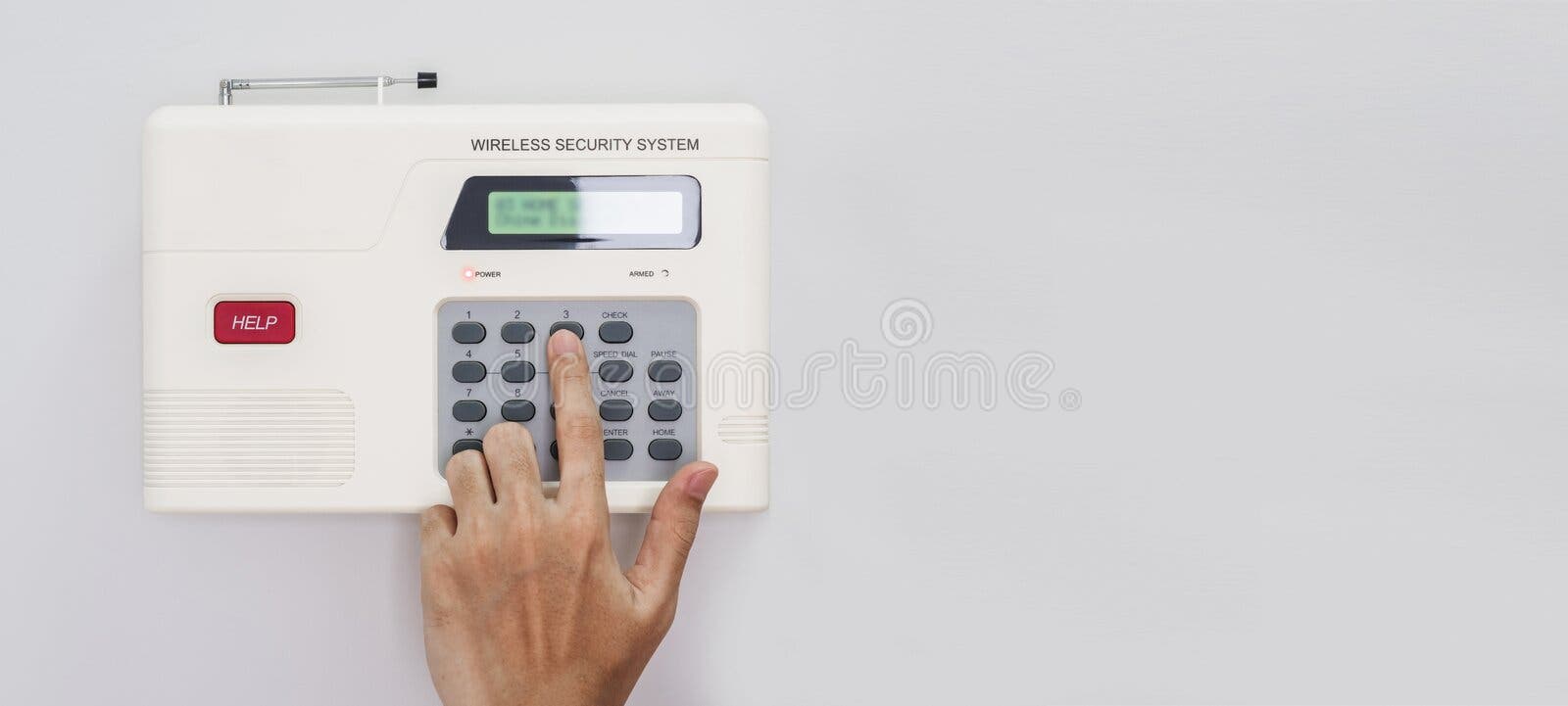Home security system stock image. Image of closeup, alarm - 59700675