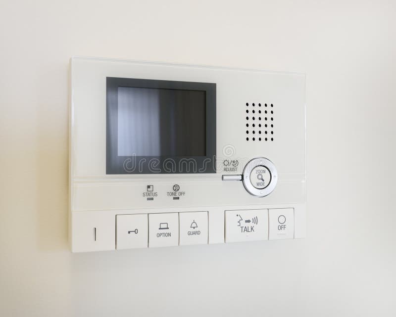 Home security stock image. Image of strangers, intercom - 62521001