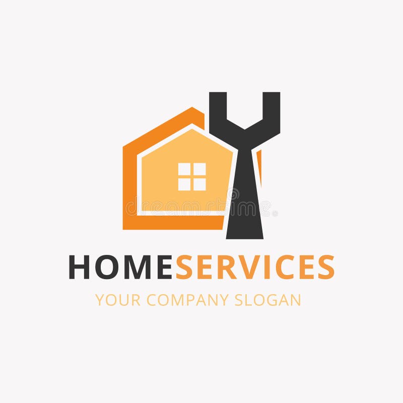 Home services logo stock vector. Illustration of services - 146930822