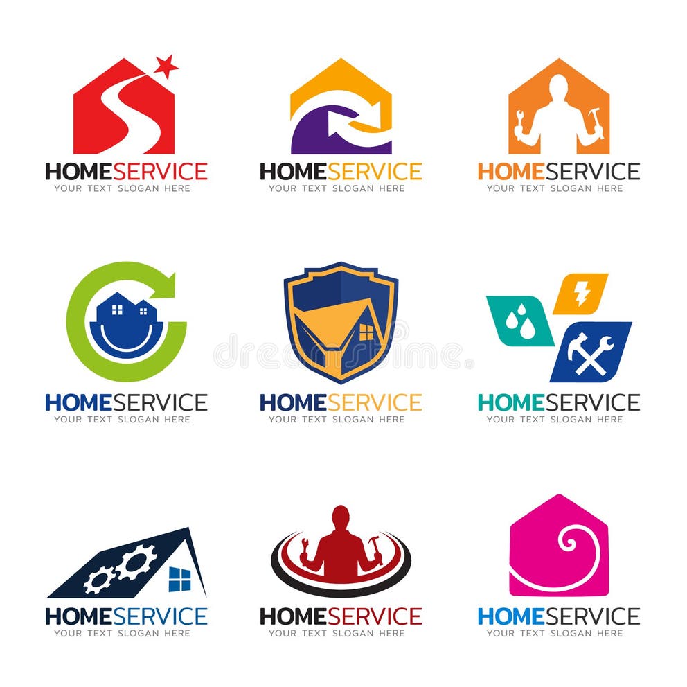 Logo Home Service Stock Illustrations – 52,866 Logo Home Service Stock ...