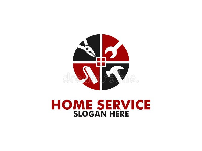 Home Service Vector Logo Template. this Design Suitable for Home ...