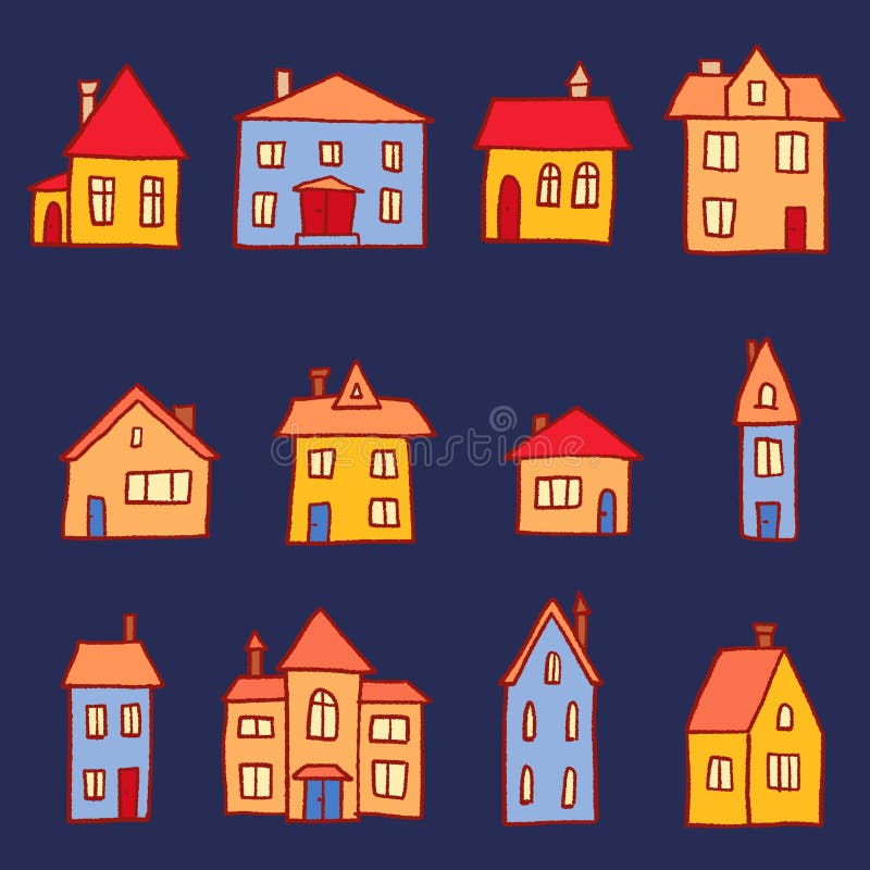 Cartoon house icon stock vector. Illustration of collection - 29501709