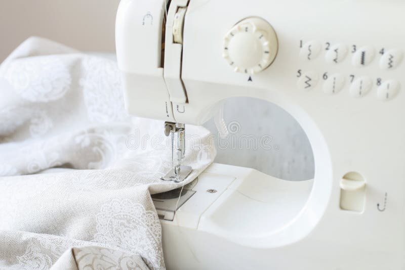 Home sewing machine stock image. Image of craft, housework - 169097553