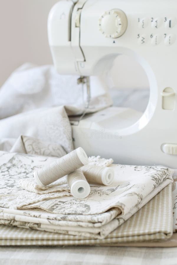 Home sewing machine stock image. Image of equipment - 169097525