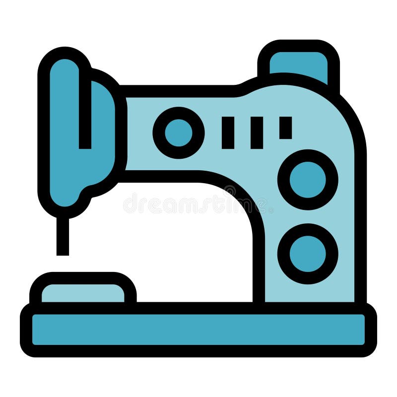 Sewing Machine Icon, Cartoon Style Stock Vector - Illustration of sign ...