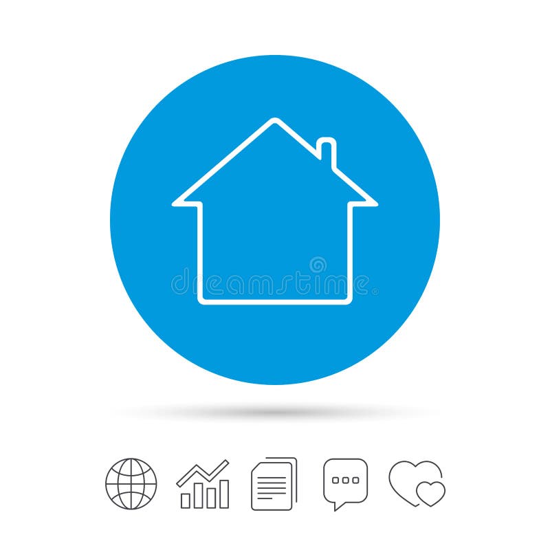 Home Sign Icon. Main Page Button. Navigation. Stock Vector ...