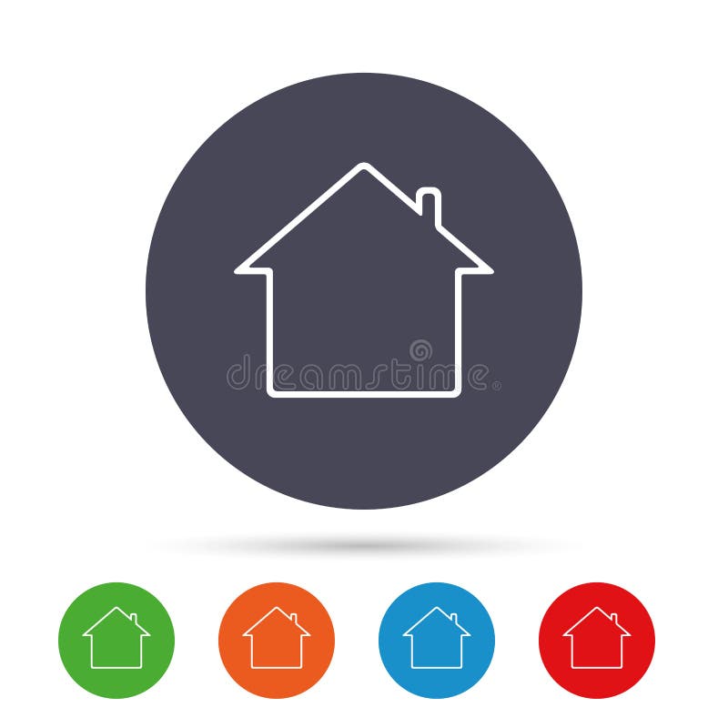 Home Sign Icon. Main Page Button. Navigation. Stock Vector ...