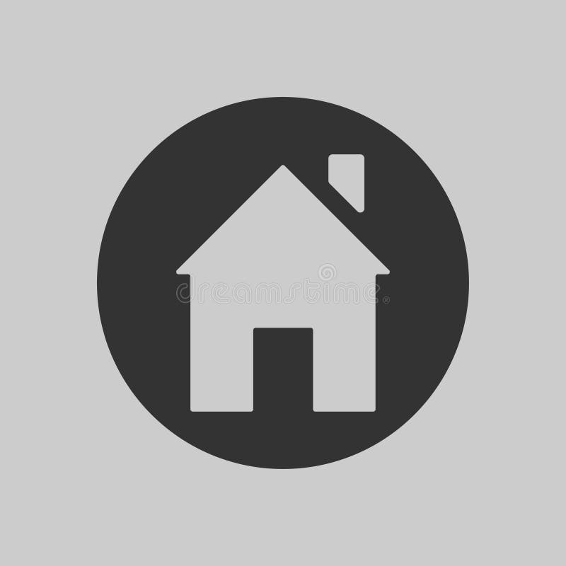 Home Sign Icon for Web and Mobile. Vector Illustration Stock ...