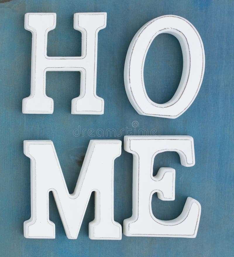 Home Love Blue Background stock photo. Image of symbolic - 46747096