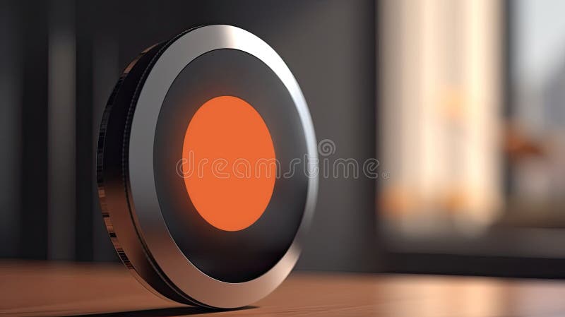 Home Smart Thermostat Control Dial , AI Generated Stock Illustration ...