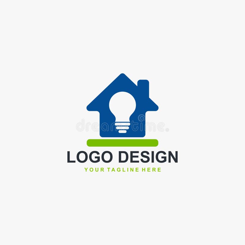 Home Solution Logo Design, Real Estate Illustration - Vector Stock ...