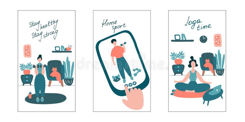 Concept Mobile Application Banner Set Stock Illustrations – 17,222 ...