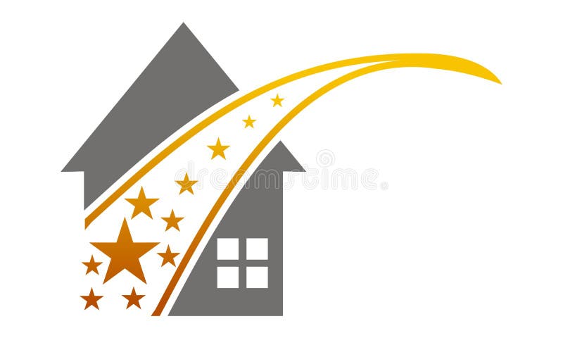 Home Star stock vector. Illustration of estate, star - 84659779