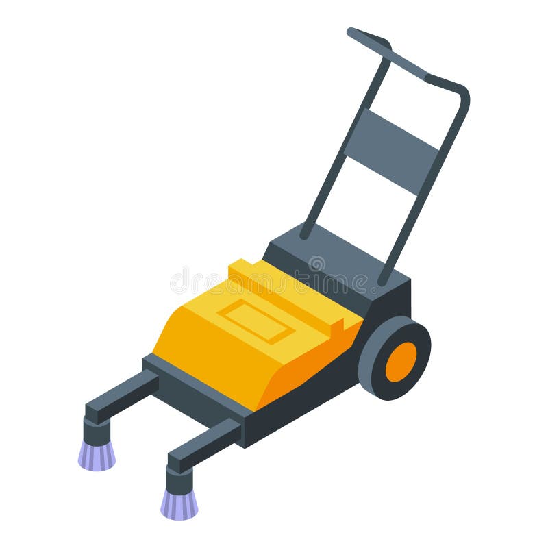 Home Sweeper Icon Isometric Vector. Road Truck Stock Illustration ...